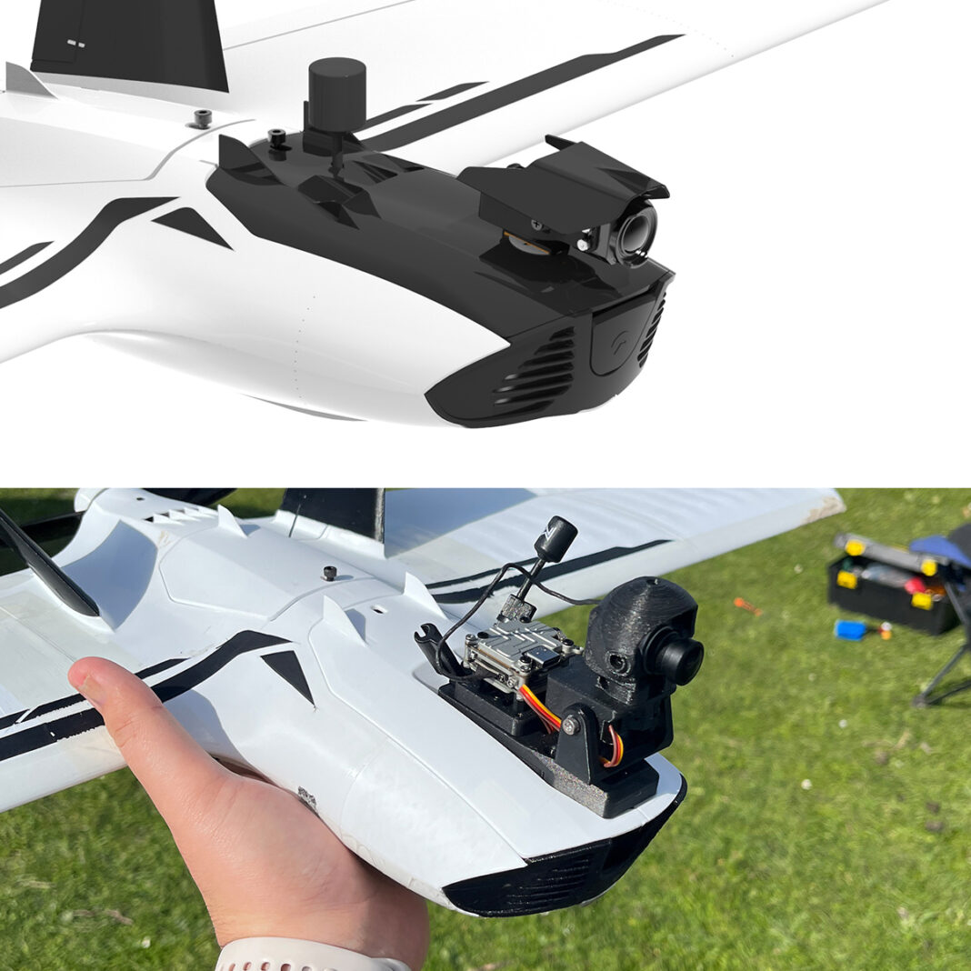 FPV Orca V3 800 mm FPV Wing Airframe Printed Kit - Craycle Hobby